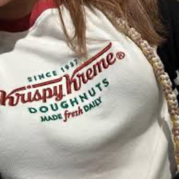 Krispy Kreme | Tops | Krispy Kreme Stitched Logo Tshirt | Poshmark